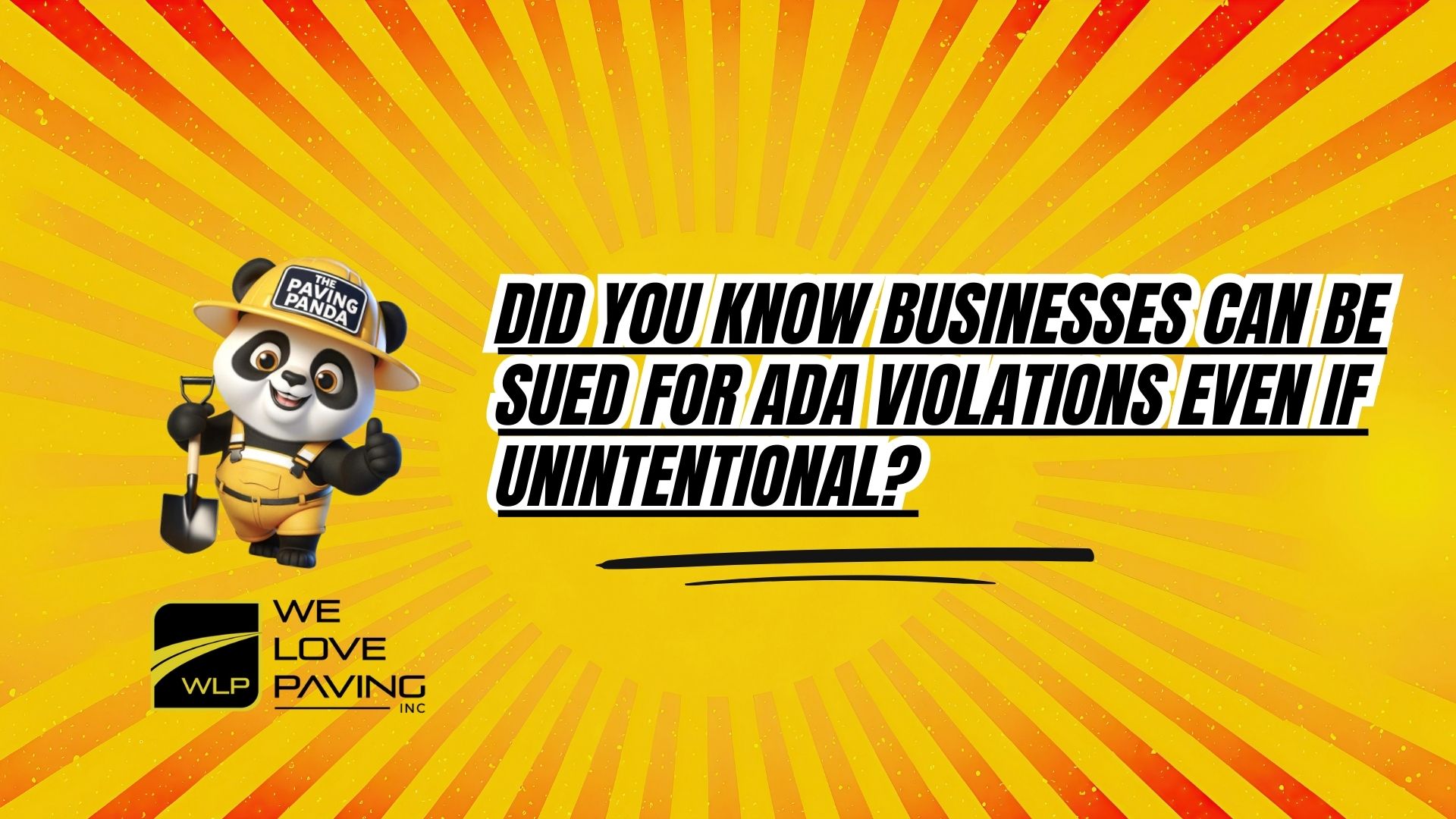 Did You Know Businesses Can Be Sued for ADA Violations Even If ...